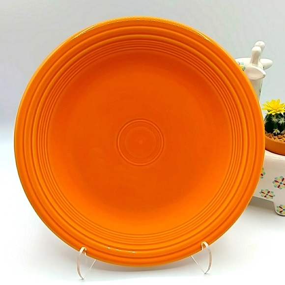 Fiestaware | Dining | Fiesta Dinner Plate 25 Inches In Tangerine Orange ...